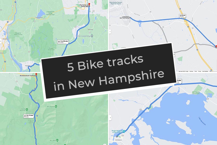 My top 5 New Hampshire bike tracks near me - 2023